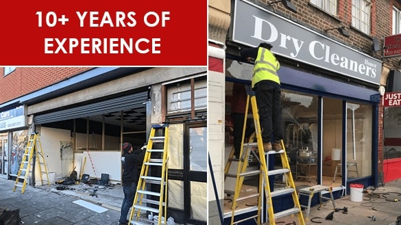 Shopfront Installation in London | Ashley Roller Door